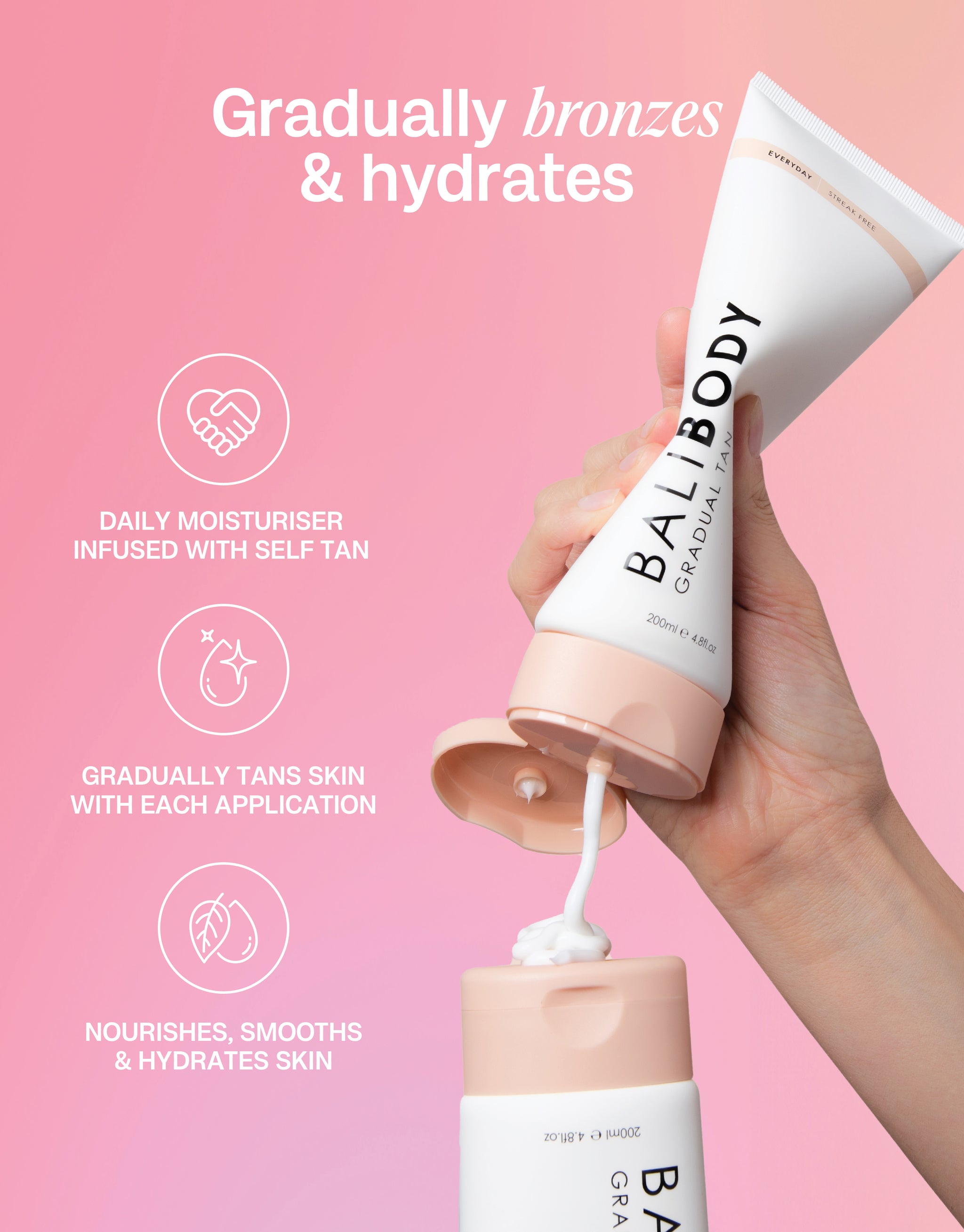 Gradual Tan Moisturiser – Bali Body EU